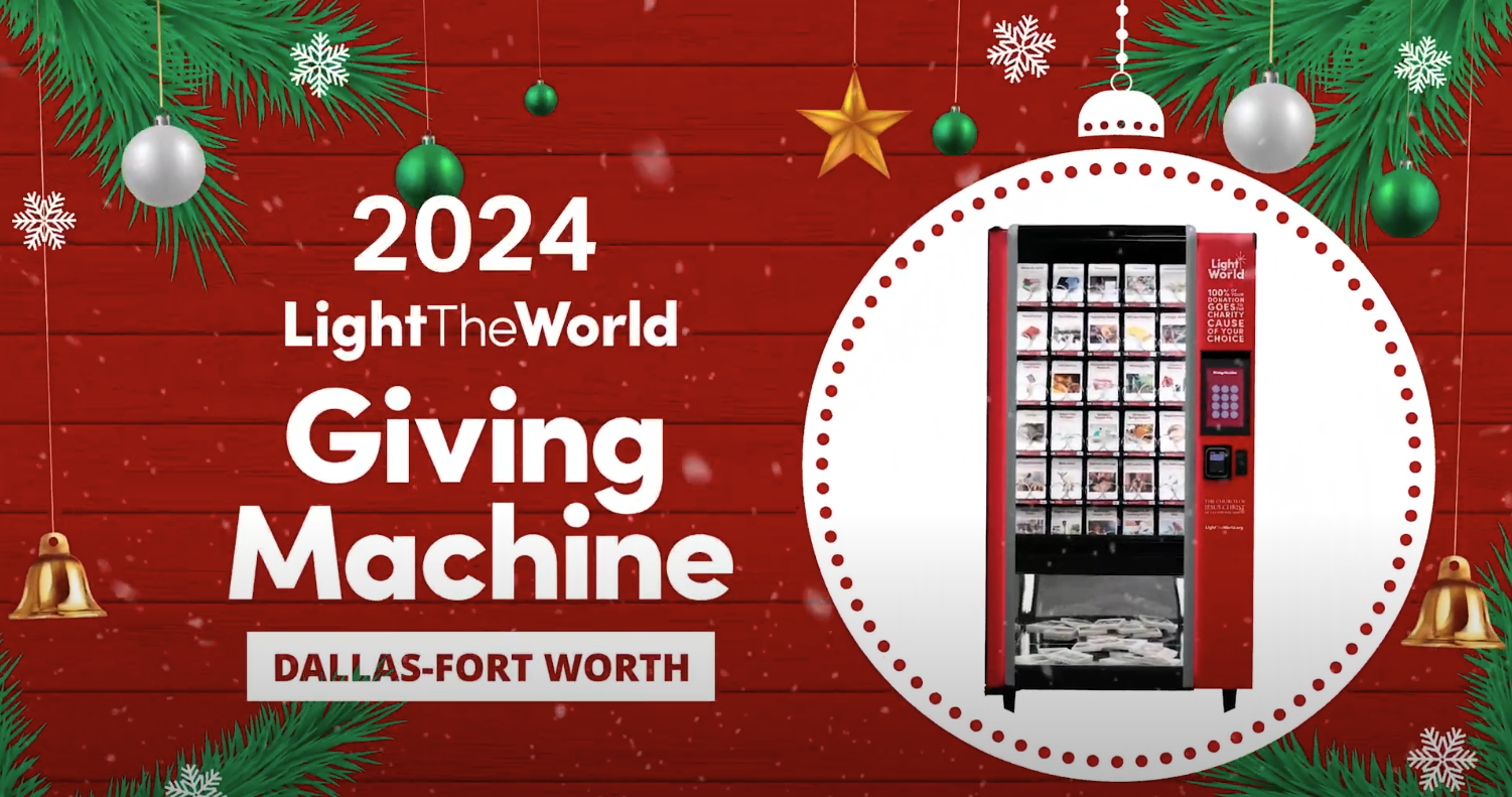 Light The World Giving Machine – Catholic Charities Dallas